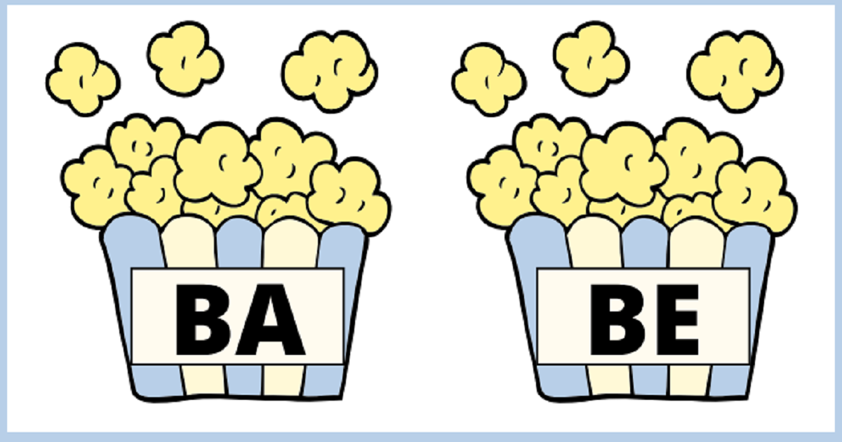 Silabário Silabas Simples do B - Atividades Escolares